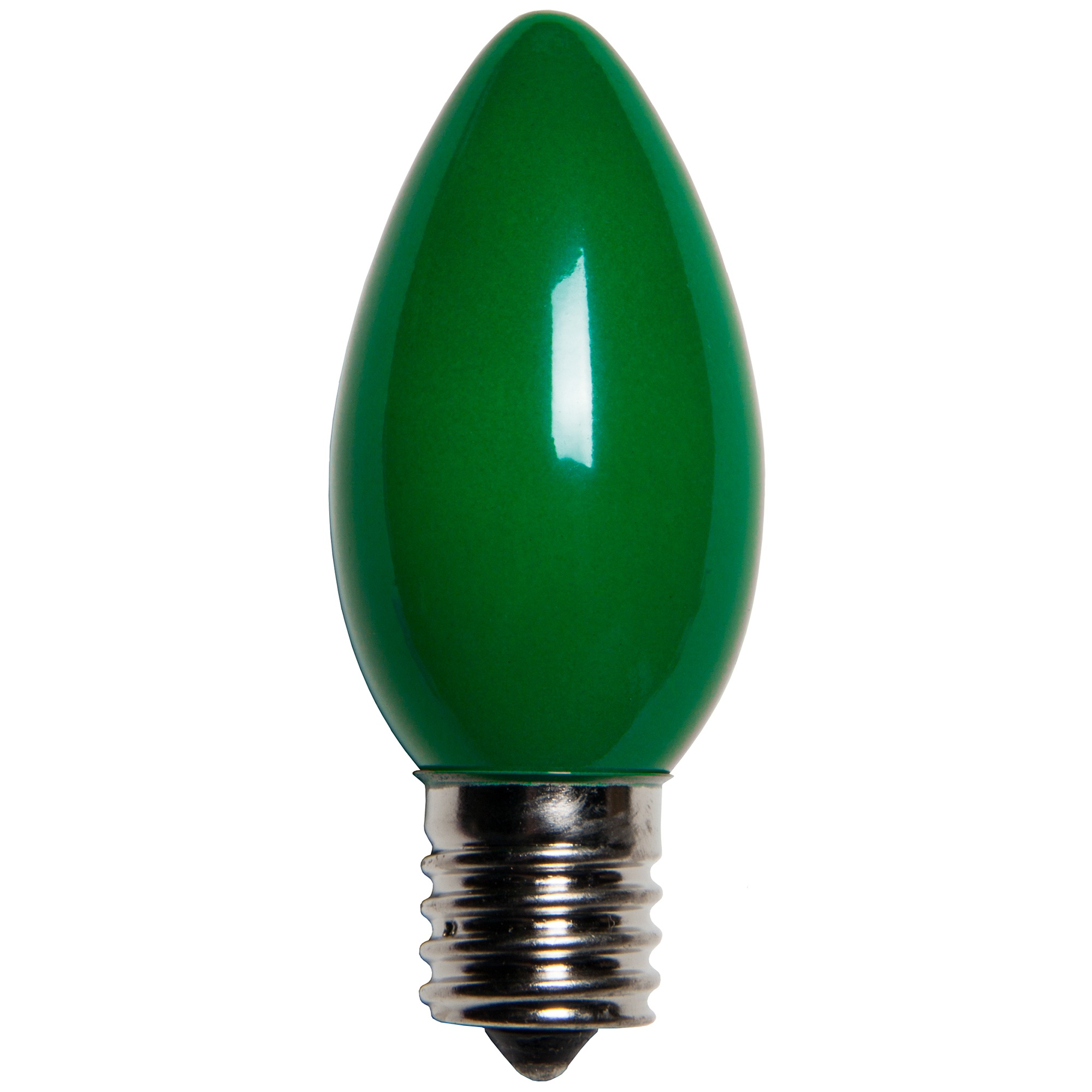 C9 Green Opaque Bulbs - Wintergreen Corporation