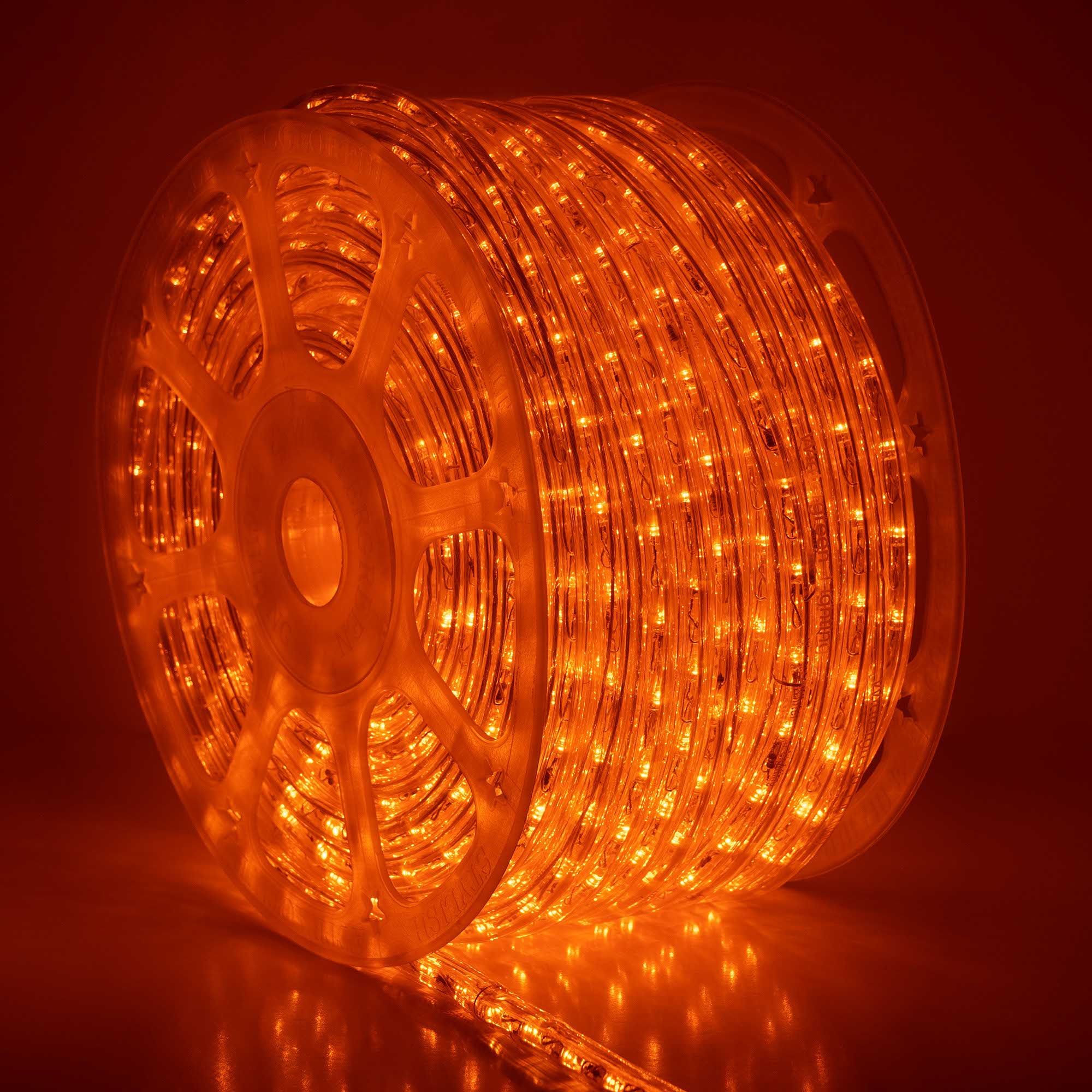 Orange LED Rope Light, 150 ft - Wintergreen Corporation