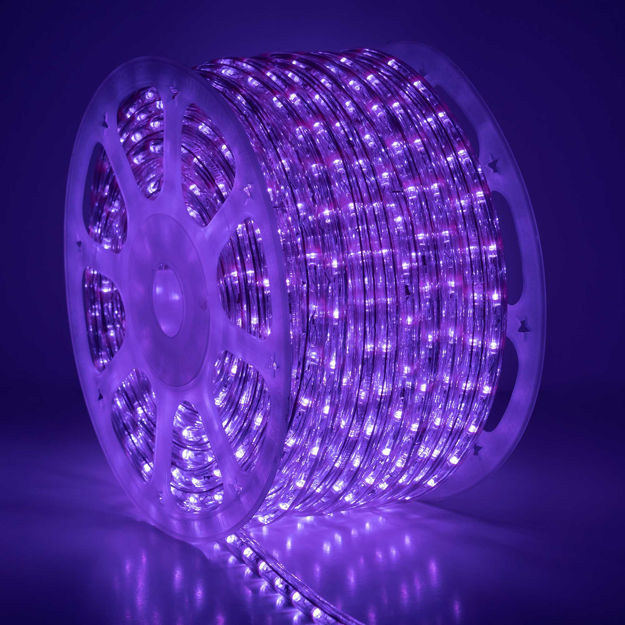 Purple LED Rope Light, 150 ft - Wintergreen Corporation