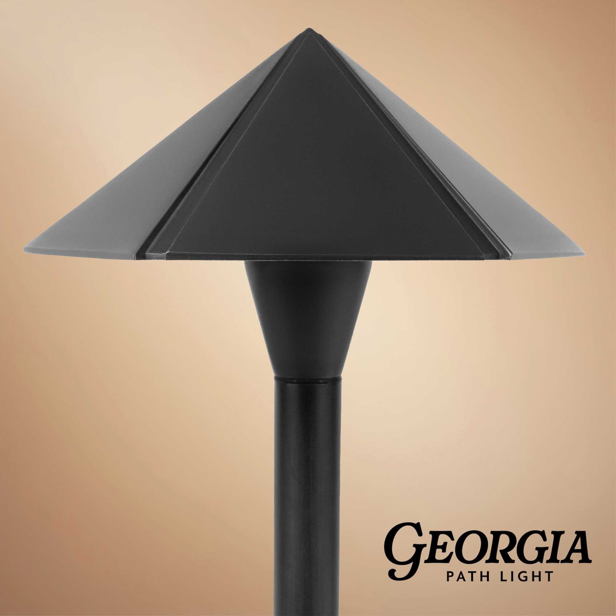 Georgia Parasol Low Voltage Landscape Lighting Path Light, Black ...