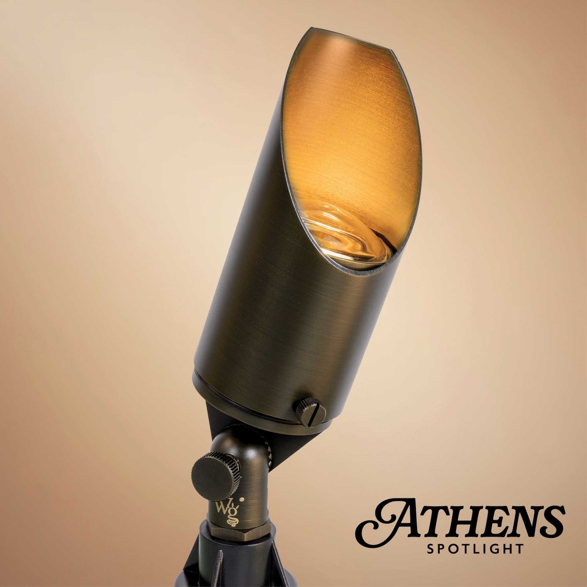 Athens Low Voltage Landscape Lighting Outdoor Spotlight, Antique Bronze ...