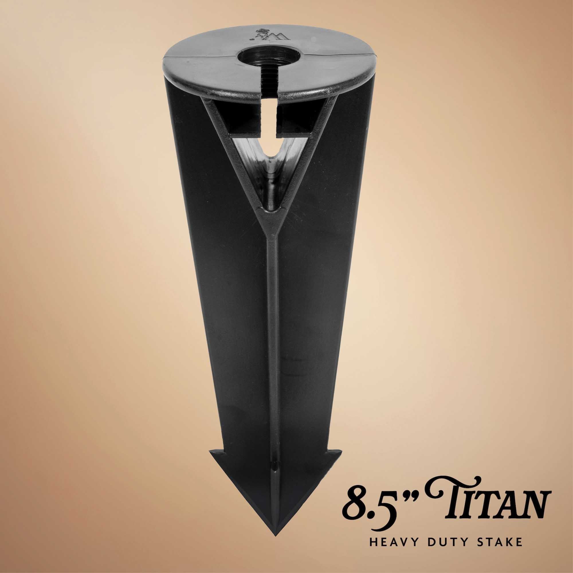 8.5" Titan Heavy Duty Stake, PVC - Wintergreen Corporation
