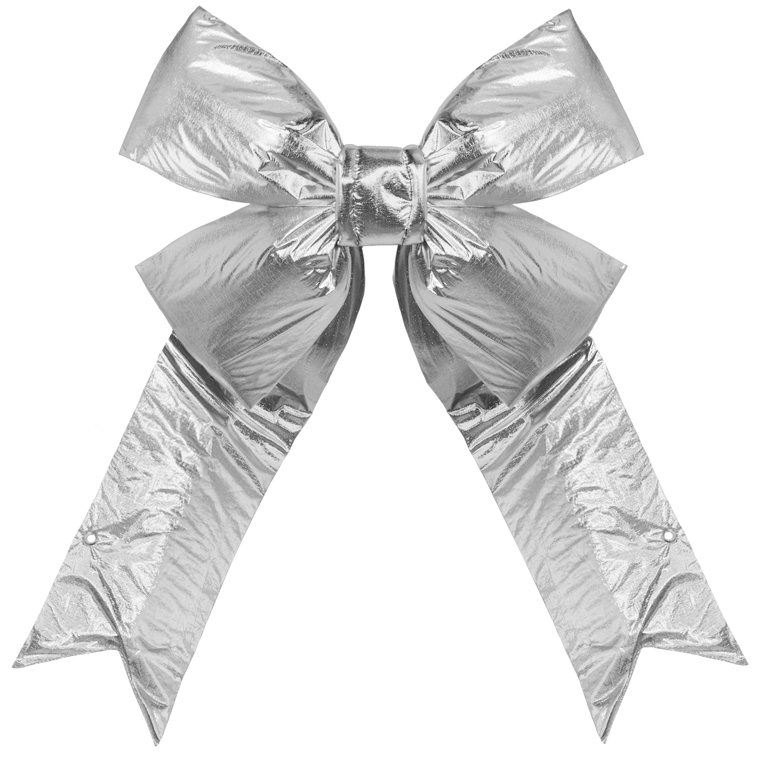 Silver Metallic 3D Lame Bow - Wintergreen Corporation