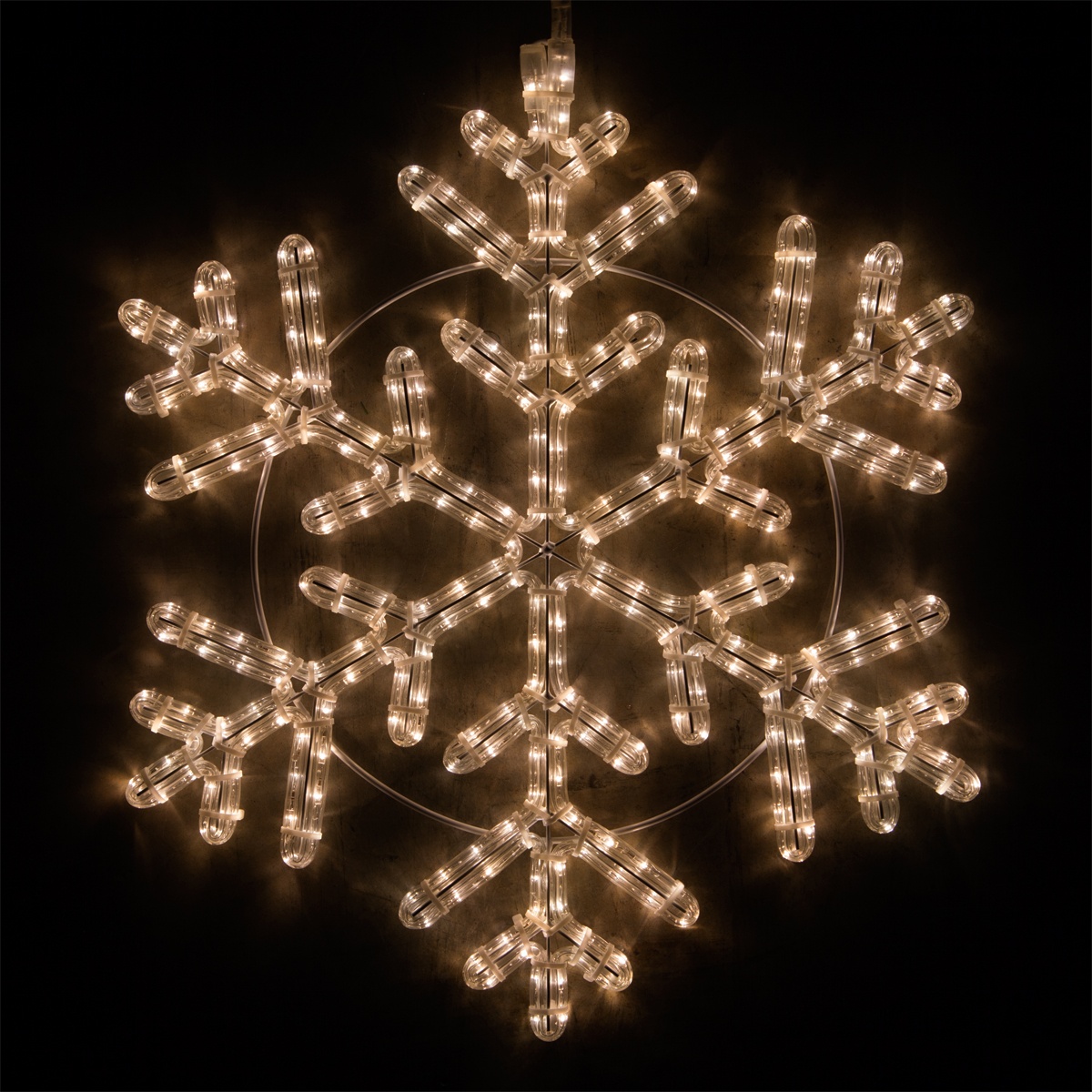 42 Point Snowflake, Warm White Lights - Wintergreen Corporation