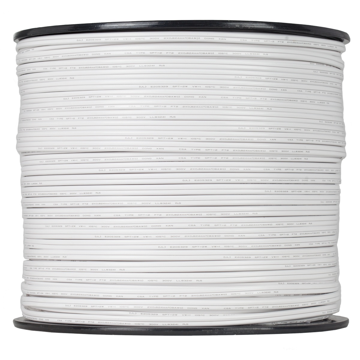 White Outdoor Zip Cord Wire - Wintergreen Corporation