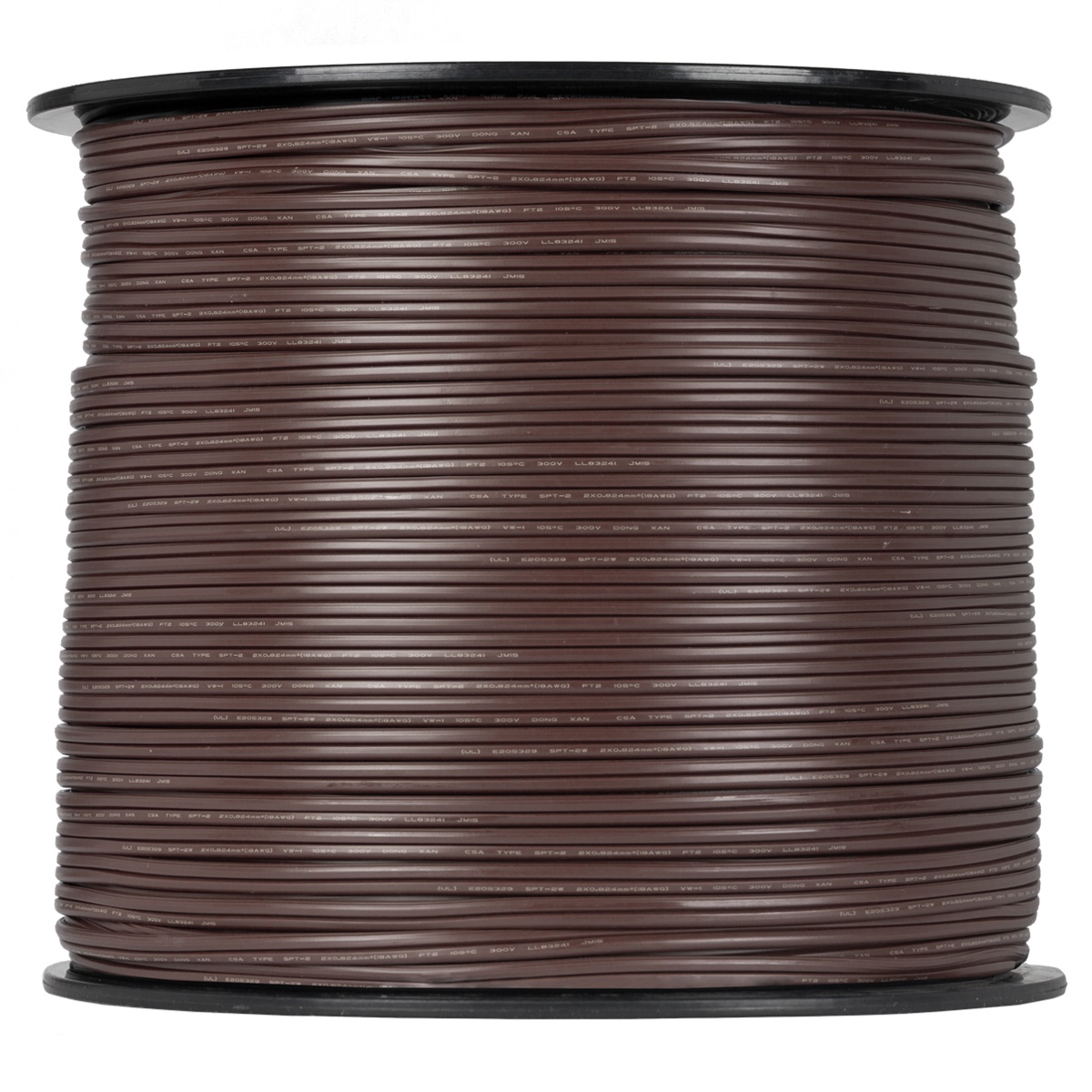 Brown Outdoor Zip Cord Wire - Wintergreen Corporation