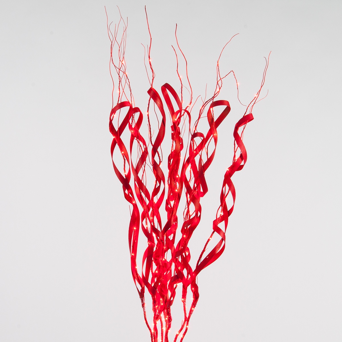 Red Lighted Slender Willow Branches Red LED - Wintergreen Corporation