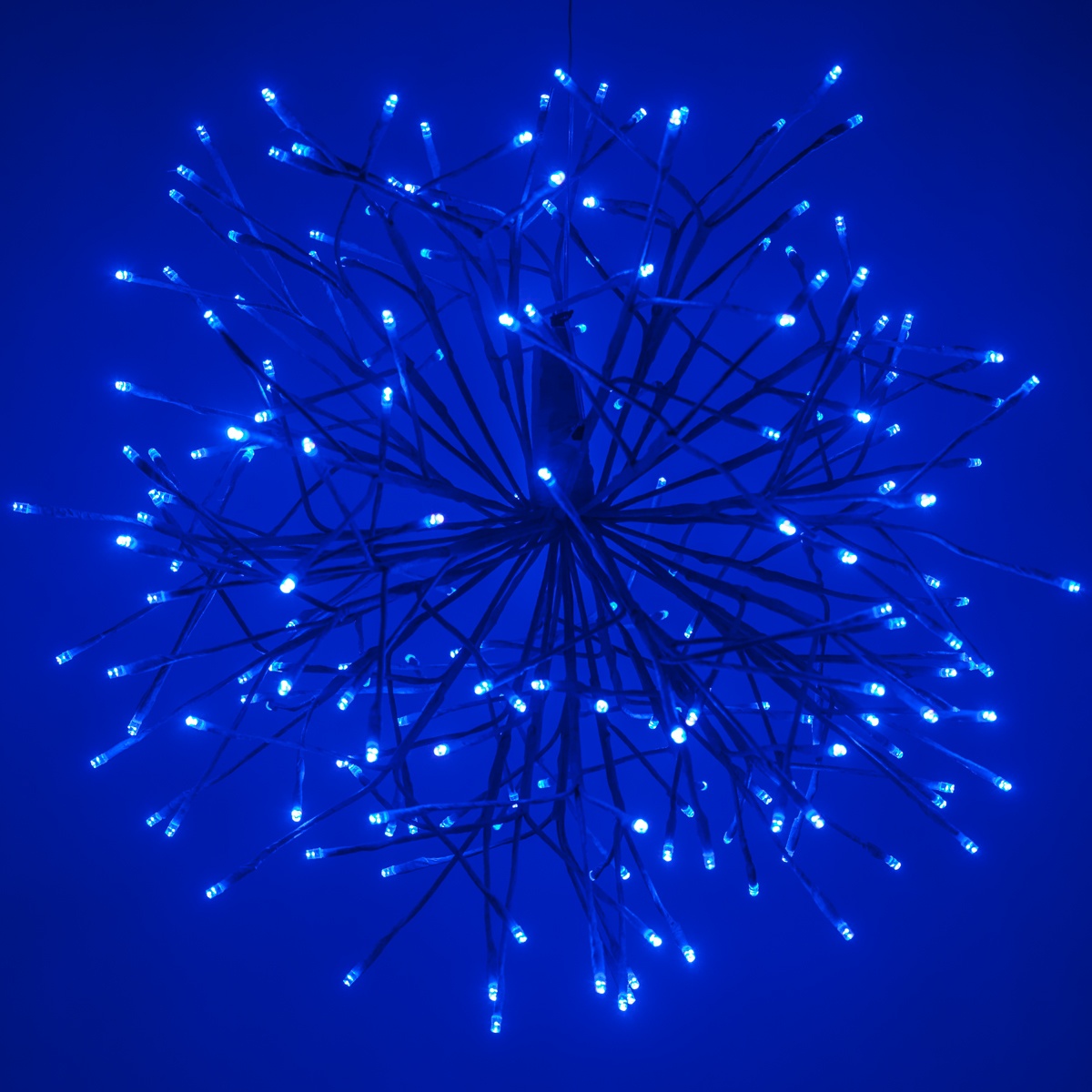 Blue Starburst Lighted Branches Blue-Cool White LED - Wintergreen ...