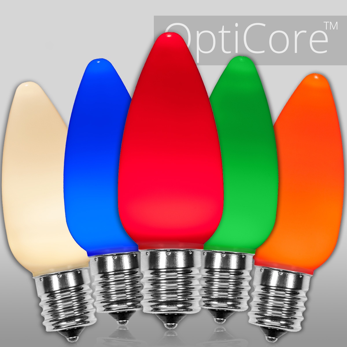 C9 120V Multicolor LED Replacement Bulbs - Wintergreen Corporation