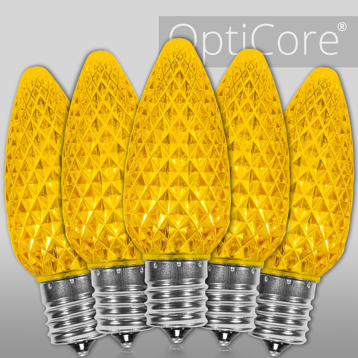 C9 120V Gold LED Replacement Bulbs - Wintergreen Corporation